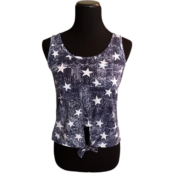 Rebellious One | Tops | Rebellious Star Crop Tank Top Size Small | Poshmark